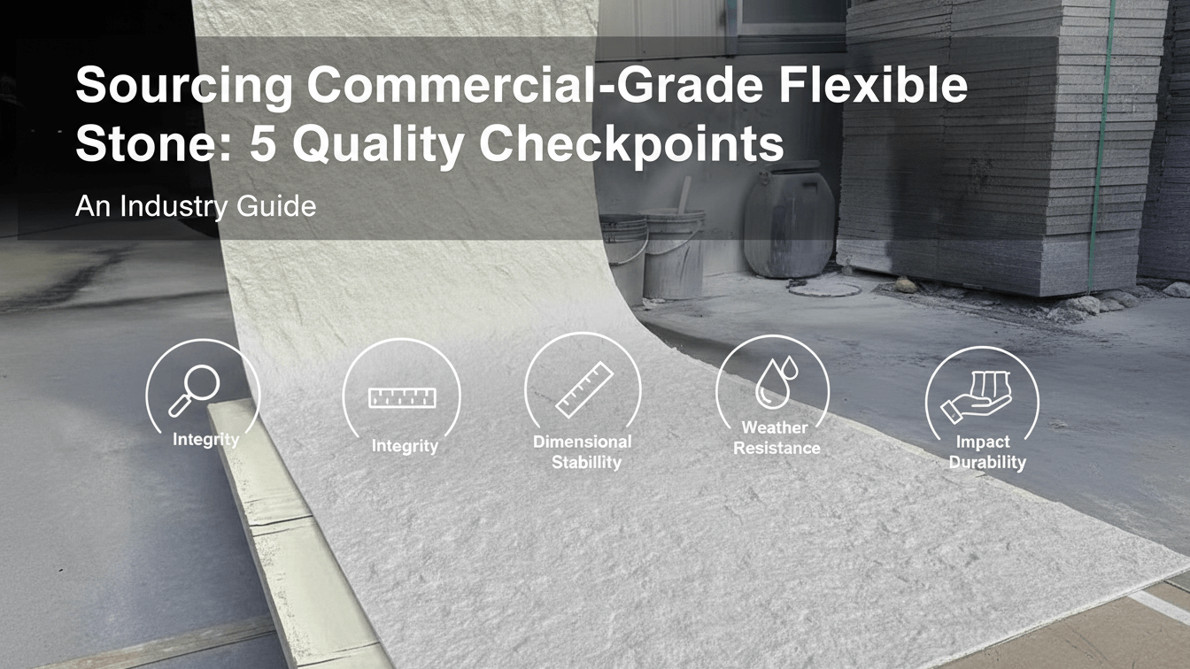 Sourcing Commercial-Grade Flexible Stone: 5 Quality Checkpoints